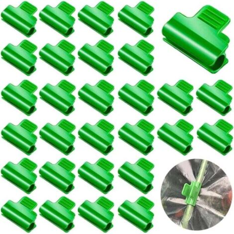 50 Pièces Clips pour Serre 11mm Clip pour Tige de Tube de Serre Clip de ...