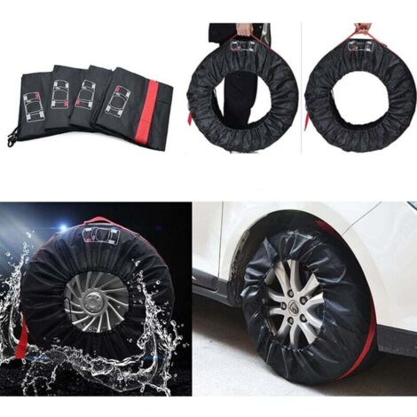 Set of 4 Replacement Covers 13-17 Inch Waterproof Dustproof and ...