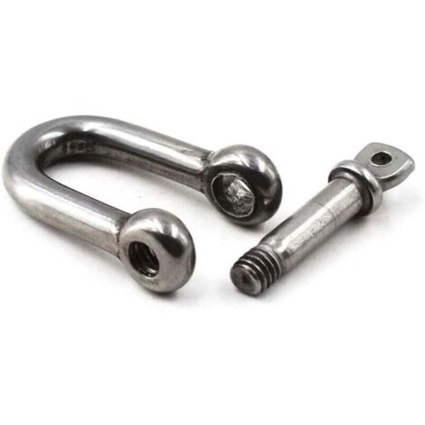 M12 Manille Manille De Levage En Acier Inoxydable 304 (Paquet De 2)