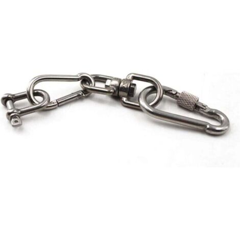 M12 Manille Manille De Levage En Acier Inoxydable 304 (Paquet De 2)