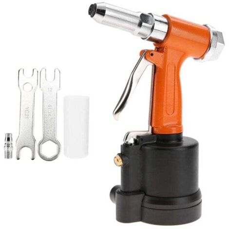 Trywise Riveteuse Pneumatique Kit Pistolet à Rivets Ergonomique Rivets pour Aluminium Fer ...