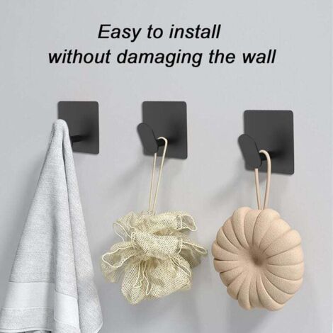 Crochet mural, patère, crochet de porte, convient pour salle de bain ...