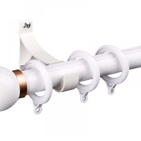 Support de tringle à rideaux, fixation murale, pour tringles de 28 mm ...