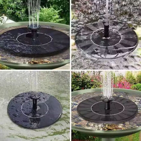 Petite fontaine solaire - Design compact - Installation facile ...