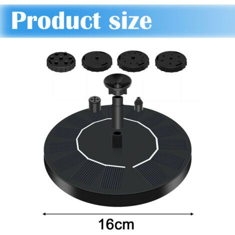 Petite fontaine solaire - Design compact - Installation facile ...