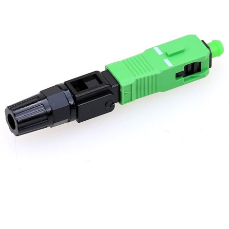 Conector rápido SC APC monomodo/conector óptico rápido (10 unidades)