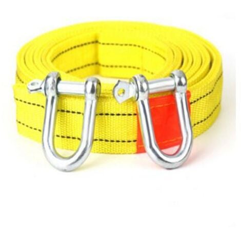 Correa de remolque de alta resistencia de 5 m, cuerda de cabrestante para trabajos de rescate de ...