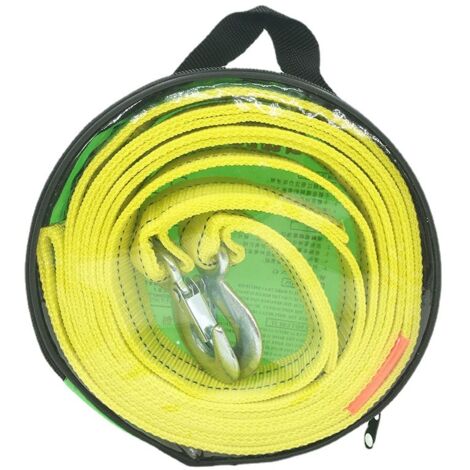 Correa de remolque de alta resistencia de 5 m, cuerda de cabrestante para trabajos de rescate de ...