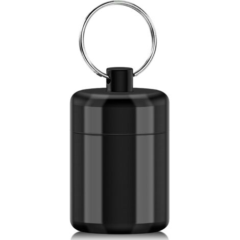 Pill Keychain Holder - Small Pill Box Waterproof Pill Fob Organizer ...