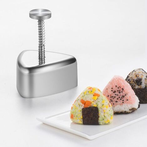 1 PC Stainless Steel Rice Ball Mold Rice Ball Sushi Mold DIY Nori Bag ...