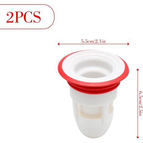 Desagüe de ducha de dos piezas, diseño adhesivo, antirretorno ...