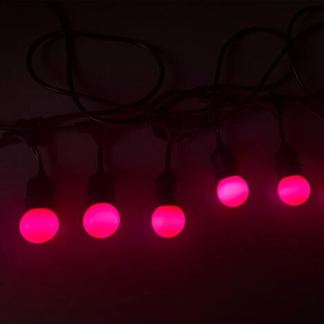Tapa de bombilla E27, 2 W, bombilla LED Edison, bombilla rosa para golf ...