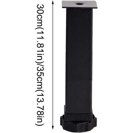 Gambe per mobili in metallo, 30 cm, gambe regolabili per mobili, gambe ...