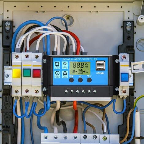 30 A 12 V/24 V Solarladeregler – intelligenter PWM-Solarladeregler mit ...