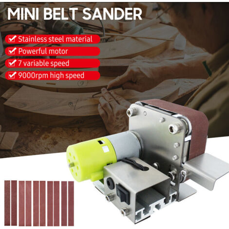 Mini-Bandschleifer, elektrische Schleif- und Poliermaschine, 7 variable ...
