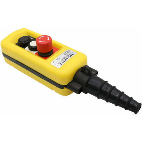 Not-Aus-Taster, Zwei Drucktasten + Not-Aus-Taster-XAC-A2713