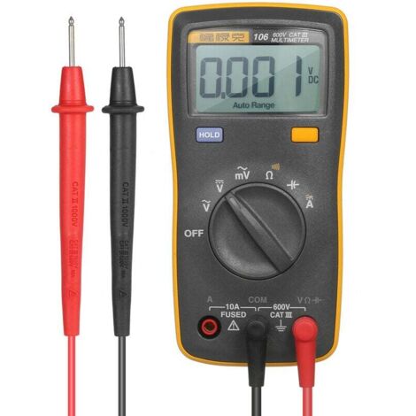 Mini-Taschenmultimeter Digitalmultimeter Handvoltmeter Amperemeter ...