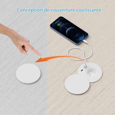 Multipresa da incasso, multipresa da incasso con 1 presa, 1 porta USB-C ...