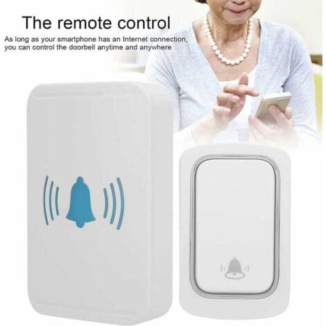 Campanello wireless intelligente WiFi con allarme autoalimentato ...