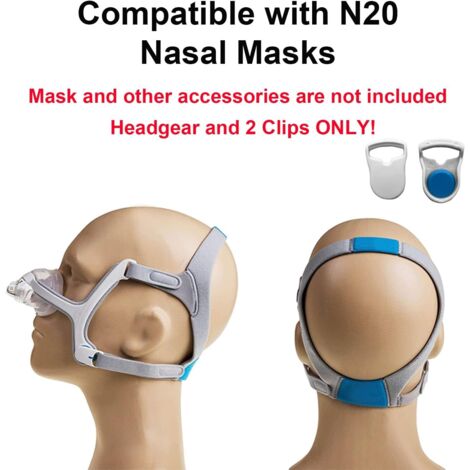 Correa de repuesto para casco para mascarilla CPAP con almohadilla ...