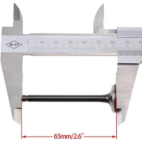 Reemplazo de conjunto de válvula de culata de 66 mm para Taotao Roketa ...