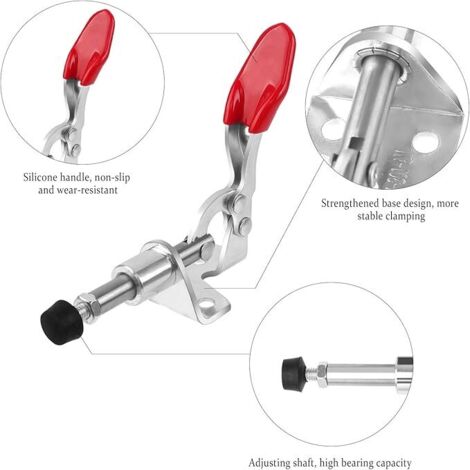 Lntyq 5-teiliges Kniegriff-Klemmenset, Schnellspanner GH 301 AM ...