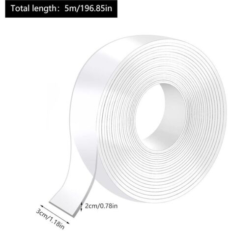 Lntyq 5M Scotch Double Face Extra Fort, 5M x 3CM x 2MM Scotch ...