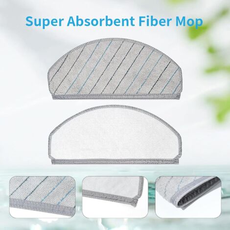 Lntyq Zubehör Reinigungstücher für Ecovacs Deebot N20, N20 Pro, N20 ...