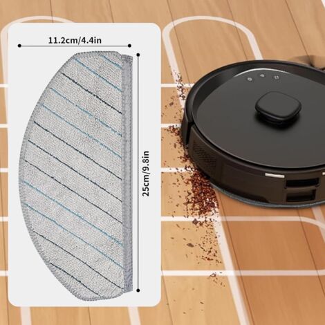 Lntyq Zubehör Reinigungstücher für Ecovacs Deebot N20, N20 Pro, N20 ...