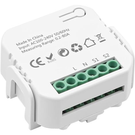 Lntyq Monitor de energía inteligente, monitor de consumo eléctrico WiFi ...