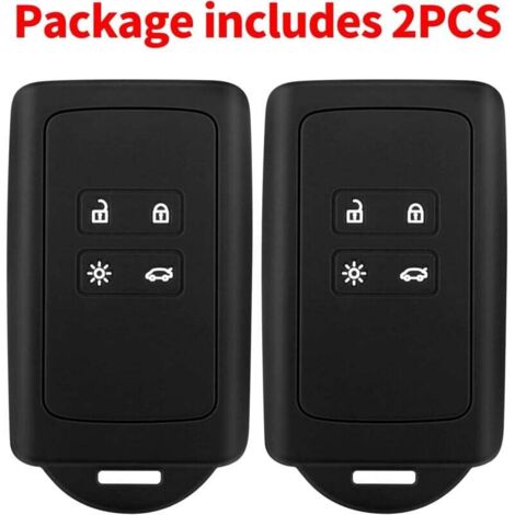 Lot de 2 accessoires pour clé de voiture compatibles avec Renault Smart ...