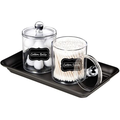 2 paquets de 15 oz. Salle de bain avec étiquettes - Support de ...