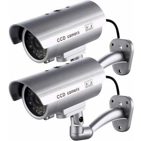 2 x Dummy Camera Dummy Outdoor Camera For Indoor or Outdoor Use With ...