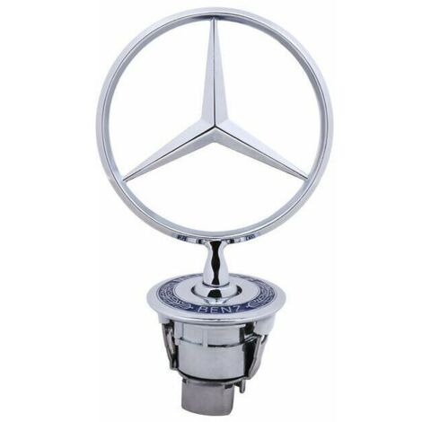 Insigne d'emblème de logo de capot de capot de Mercedes Benz pour W124 ...