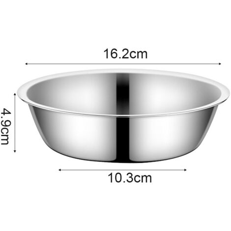 Lot de 2 gamelles pour chat, gamelles de rechange en acier inoxydable ...