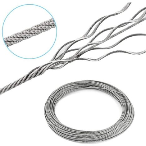 Câble en Acier Inoxydable, Kit de Garde-Corps en Câble Marin 316 ...