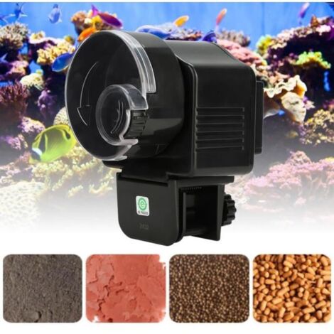 Mangeoire à poisson automatique compacte Distributeur d\'aliments pour ...