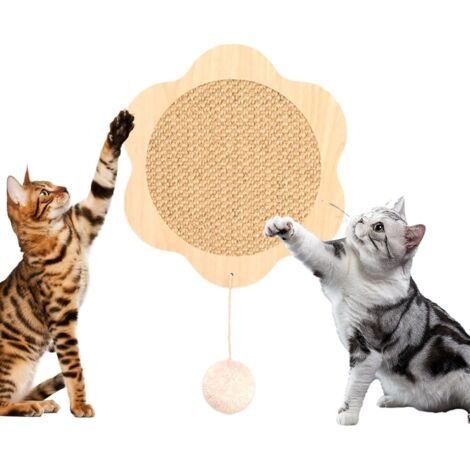 Tapis Griffoir pour Chat Arbre à Chat - Protège-Meubles Suspendu Jouet ...