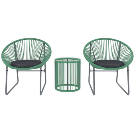 Mobilier de jardin Jufeng avec coussins confortables et table d'appoint ...