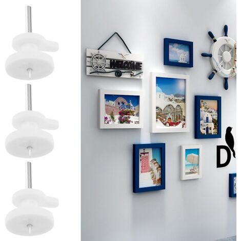 Set mit 20 Mini-Haken, unsichtbar, für Bilderrahmen, Ölgemälde und ...