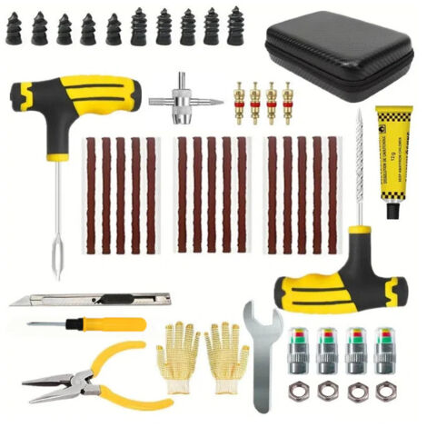 Notfall-Reparaturset für Autoreifen (44-teilig) für Autos, Motorräder ...