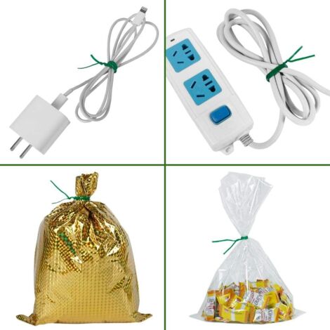 Fascetta in filo metallico verde da giardino, 80 m, 1 pezzo, per legare ...