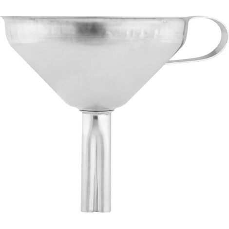 Embudo de acero inoxidable con asa, utensilio de cocina para llenar ...
