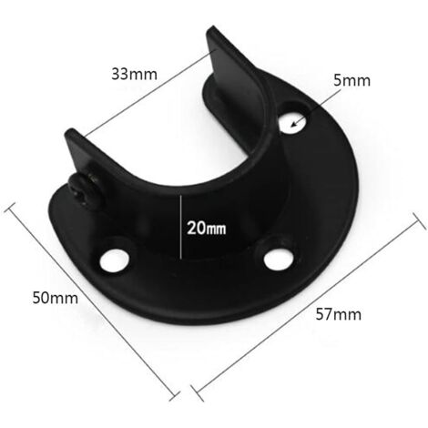 soportes de pared para barra de ropa, soporte para barra de cortina ...