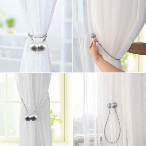 Clip magnético para cordón, estilo clásico europeo, gancho para cortina ...