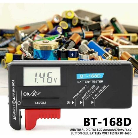 SHINING HOUSE BT-168D LCD AA/AAA/C/D/9V/1,5V Universal Digital Batterie ...