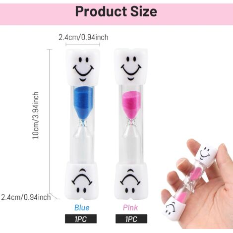 SHINING HOUSE Sanduhren-Timer, 2-teilig, Smiley-Sanduhr, Sanduhr ...