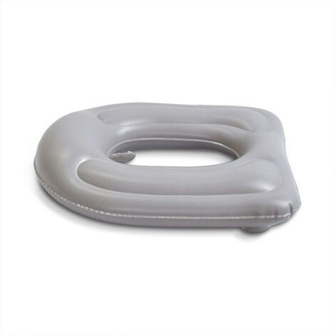 Cojín inflable para asiento de inodoro, con forma de dona, altura ...
