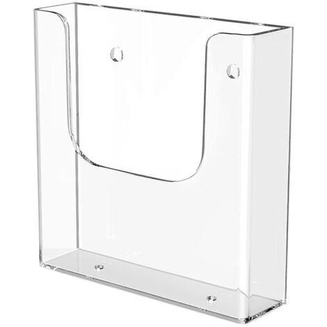 4 portadocumentos de pared acrílicos A4, portafolletos A4, revistero ...