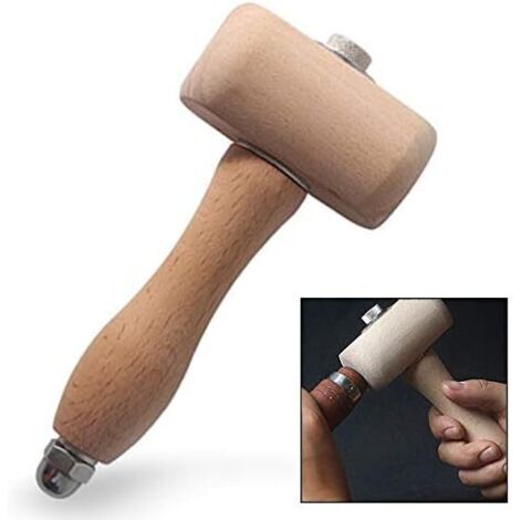 Martillo/mazo de madera de haya, herramienta para trabajar la madera ...